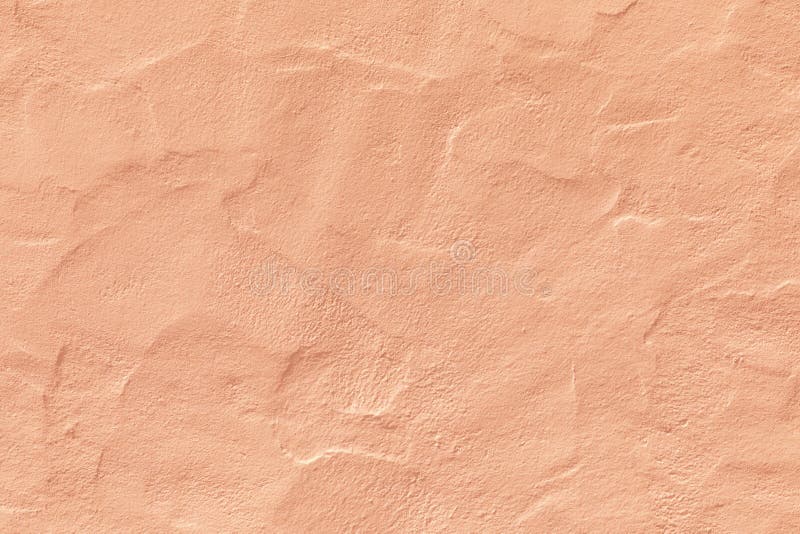 Orange Plaster Wall in Rough Structure Stock Photo - Image of detail ...