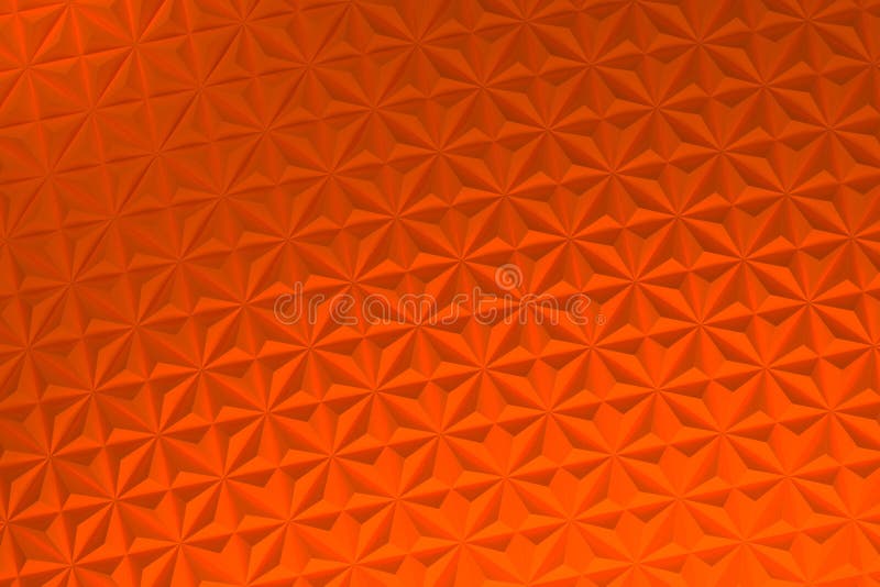 Pattern of Orange Pyramid Shapes Stock Illustration - Illustration of ...