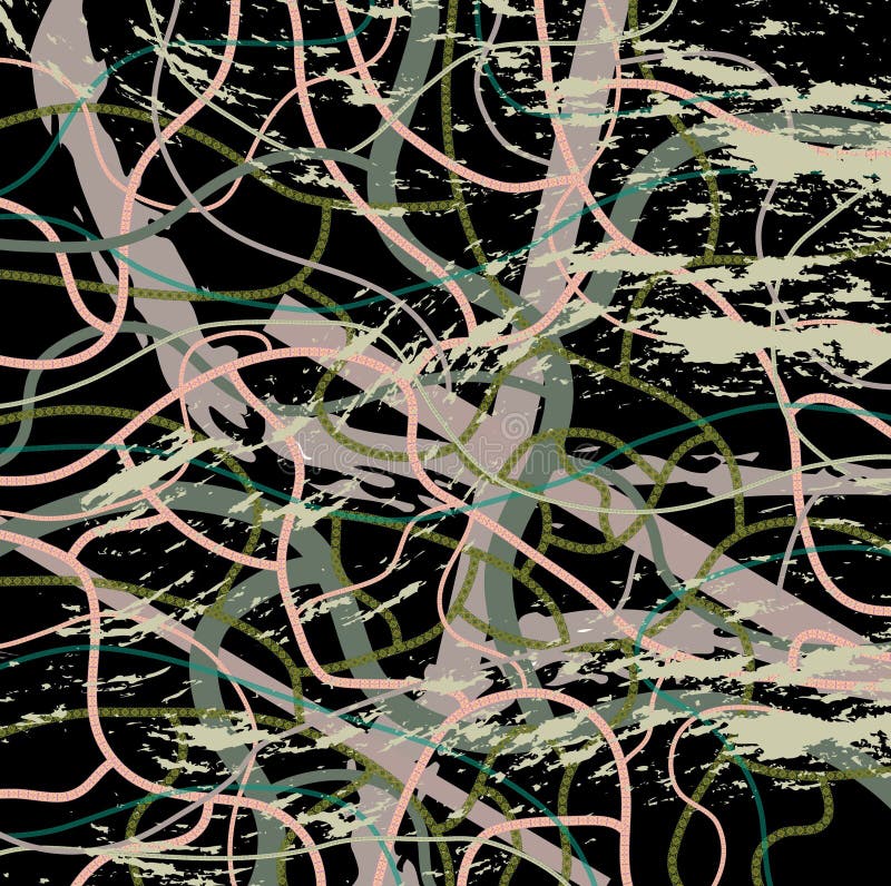 Pattern Ornament Composition Stock Illustration - Illustration of ...