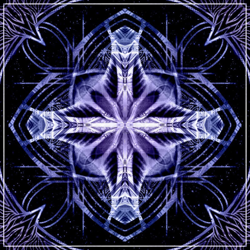 Pattern, Ornament, Decor, Graphic Abstraction Similar To a Cross or ...