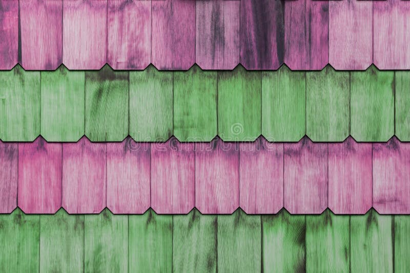 Pattern of Overlap Shingle Wood Texture Stock Photo - Image of ...