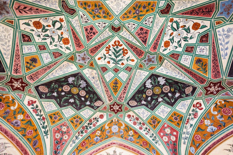 Pattern on the Palace, Jaipur Stock Photo - Image of ancient, decorated ...