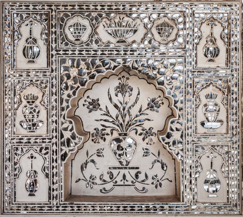 Pattern on the Palace, Jaipur Stock Image - Image of indian, palace ...
