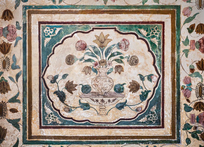 Pattern on the Palace, Jaipur Stock Photo - Image of indian, muslim ...