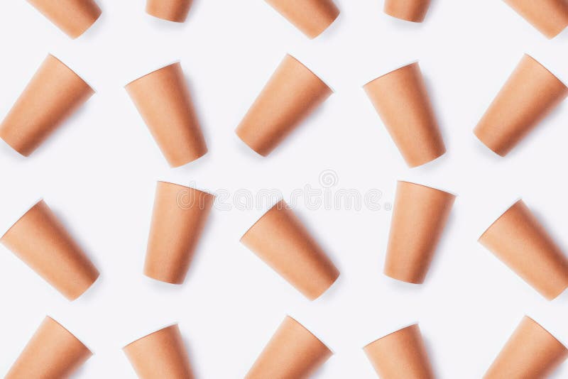 Pattern paper cups stock illustration. Illustration of mint - 171319512