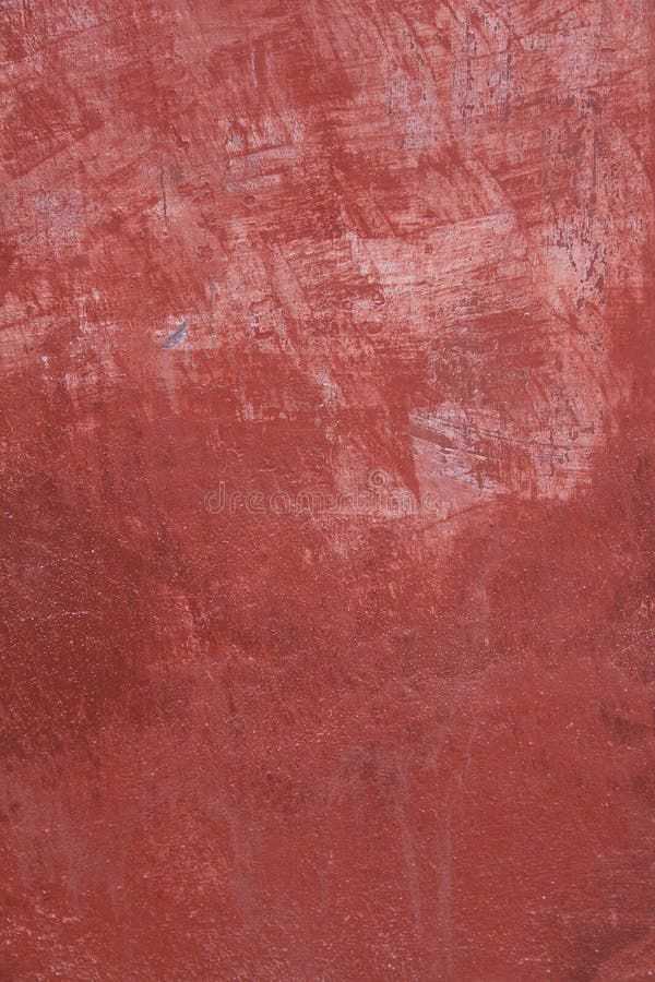 Pattern on Part of Wall with Red Plaster Stock Image - Image of cement ...