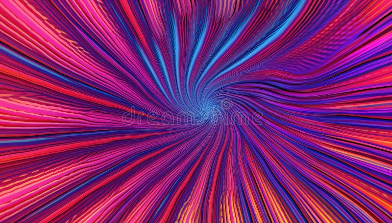 Pattern in Pink and Blue Color with a Dark Lines Optical Illusionist ...