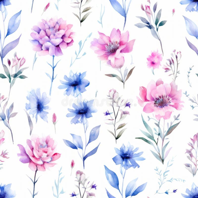 Wild Plants Pattern Stock Illustrations – 19,045 Wild Plants Pattern ...