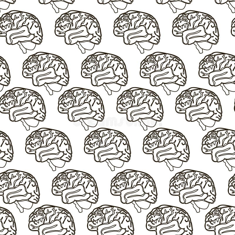 Medical Brains Pattern Stock Illustrations – 137 Medical Brains Pattern ...