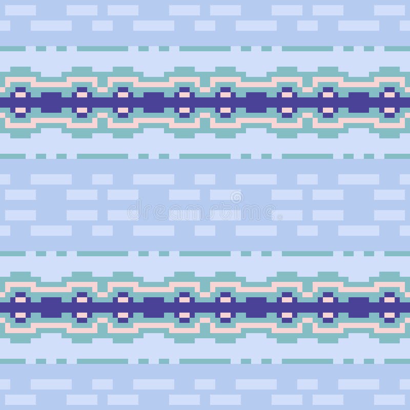 Pattern pixel texture blue stock vector. Illustration of seamless ...