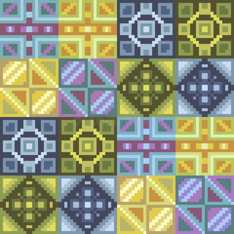 Pattern Pixel Texture Silver Gold Stock Vector - Illustration of ...