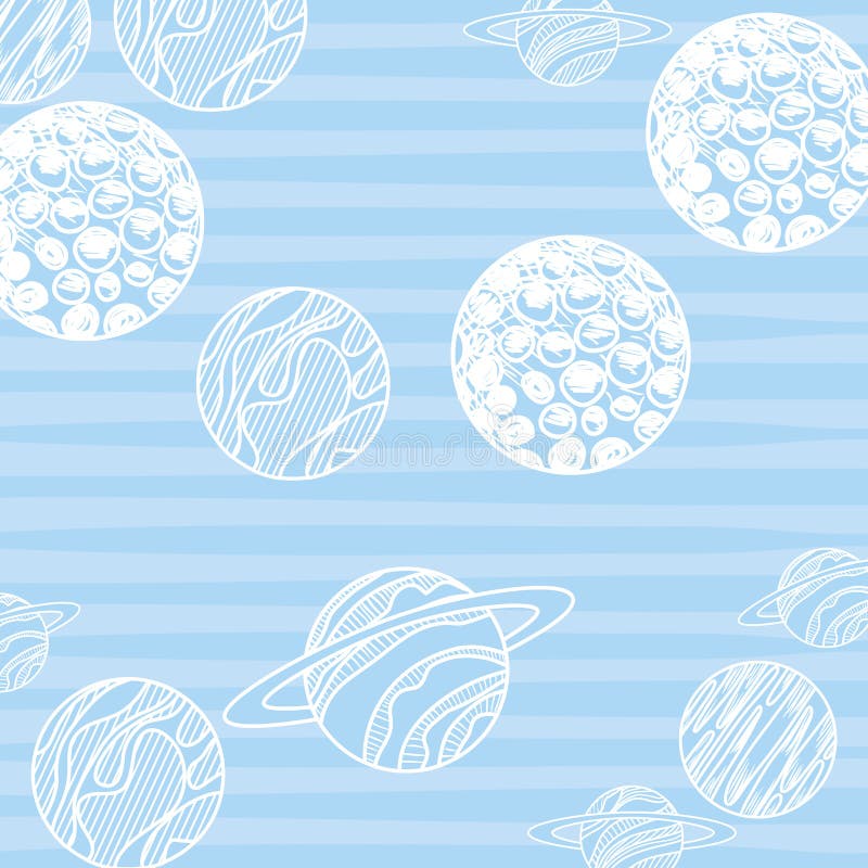 Pattern of Planets of the Solar System Icon Stock Vector - Illustration ...