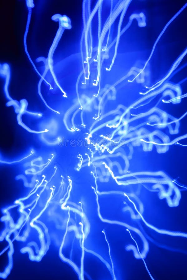 Pattern of Playing with Light on Blue Background Stock Image - Image of ...