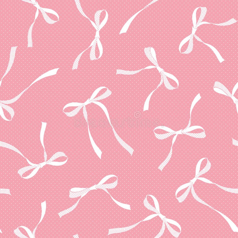 Pattern of pretty ribbon, stock vector. Illustration of decorative ...