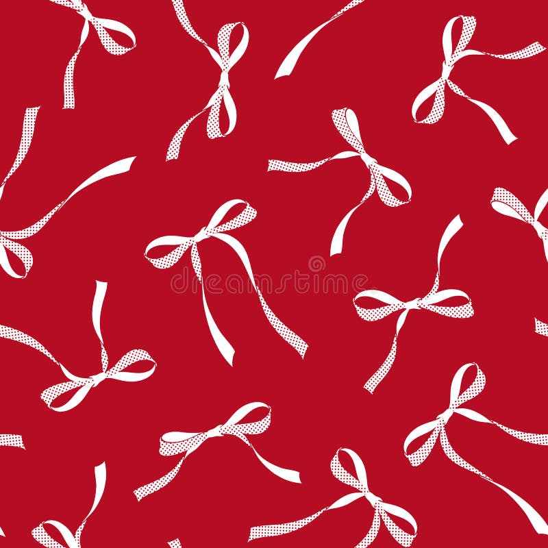 Pattern of pretty ribbon, stock vector. Illustration of repeated ...