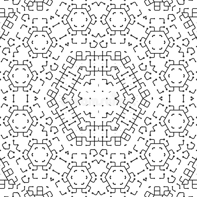 Pattern for Printing on T-shirt Clothes Drapes Tiles Stock Illustration ...