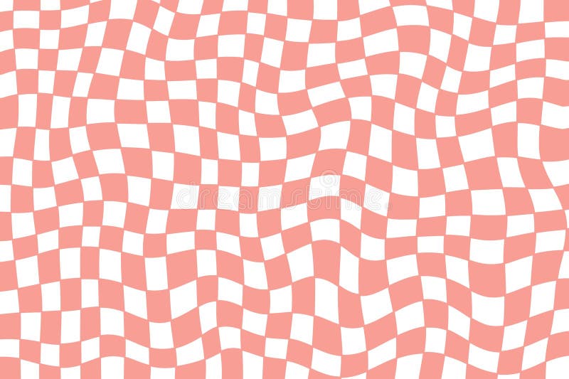 Pattern Psychedelic Checkerboard. Groovy Texture Stock Illustration ...