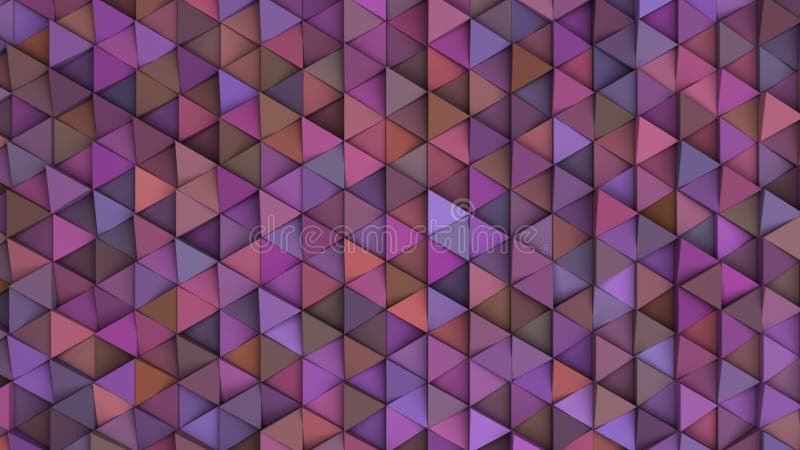 Pattern of Purple Triangle Prisms Stock Illustration - Illustration of ...
