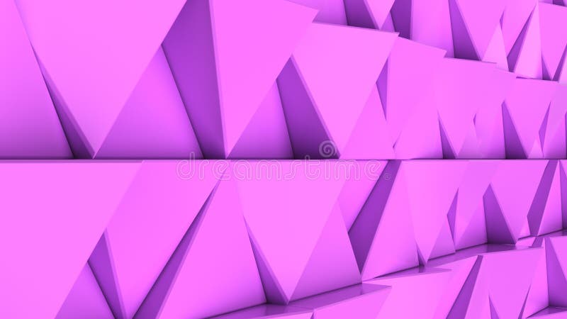 Pattern of Purple Triangle Prisms Stock Illustration - Illustration of ...