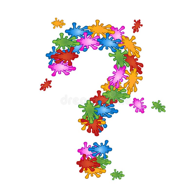 Question Mark, Exclamation Mark, Cross, and Light Bulb with Inside ...