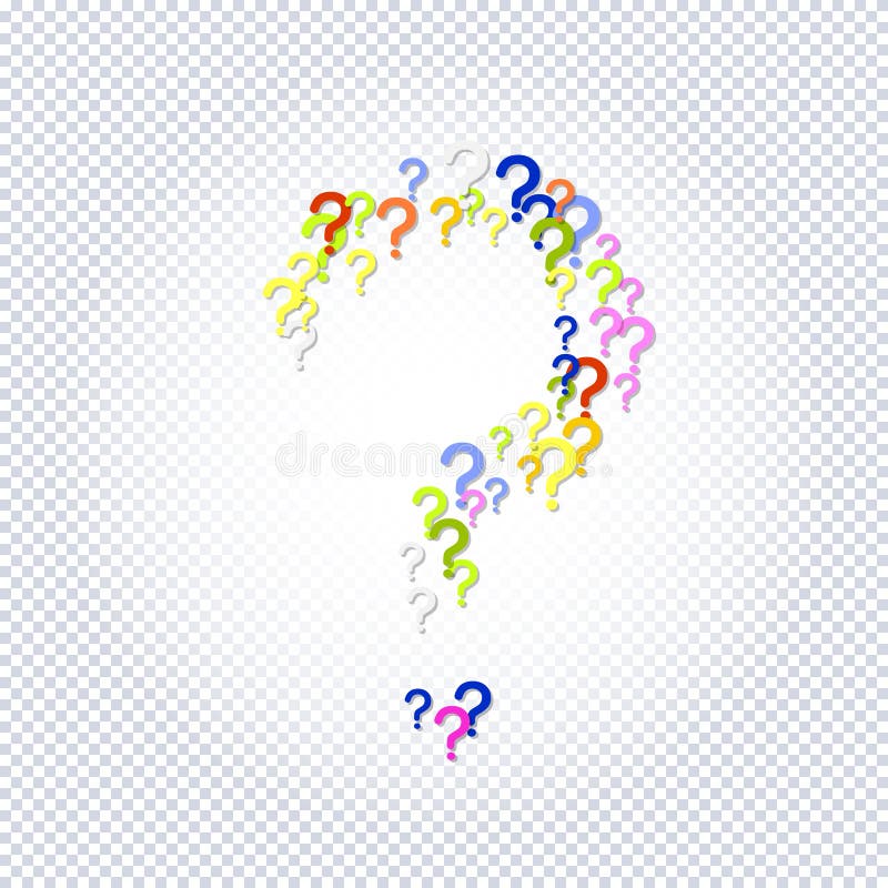 Question Marks Transparent Background Stock Illustrations – 112 ...