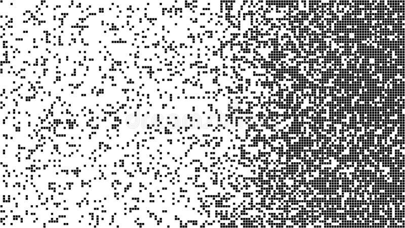 Pattern of Random Pixels. Monochromatic Background for Website, Poster ...