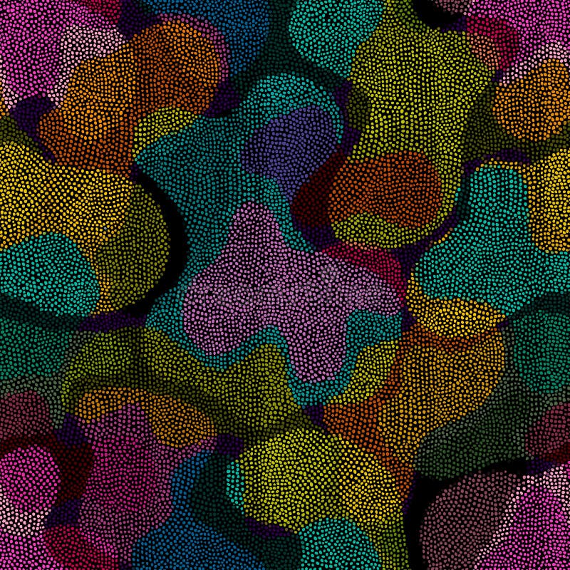 Pattern of a Random Small Dots. Seamless Image Stock Vector ...