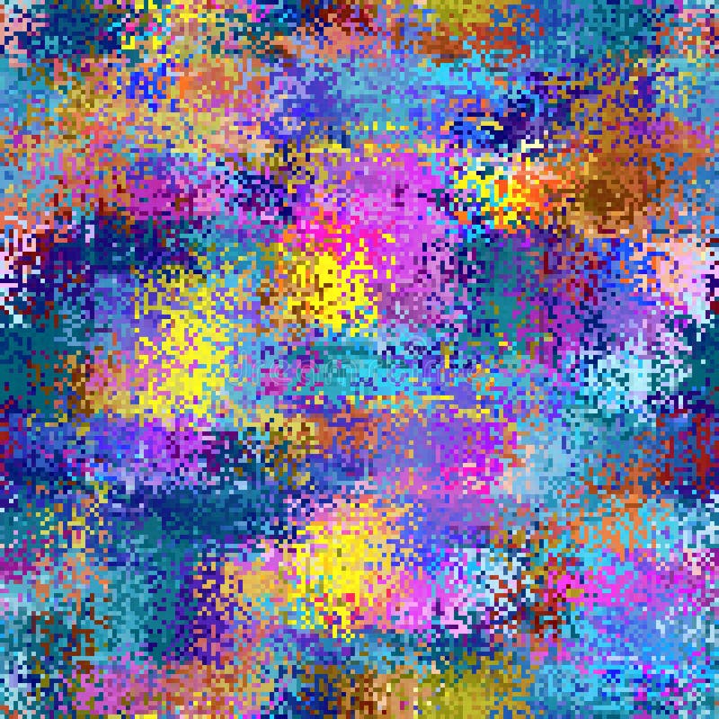 Pattern of a Random Small Dots. Seamless Image Stock Illustration ...