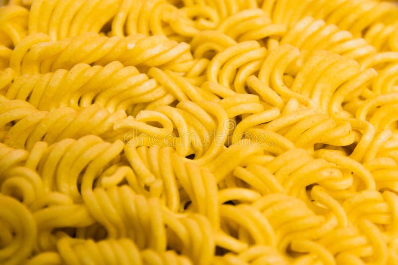 Pattern, Raw Instant Noodles Macro, Flatlay. Fast Food in the Modern ...