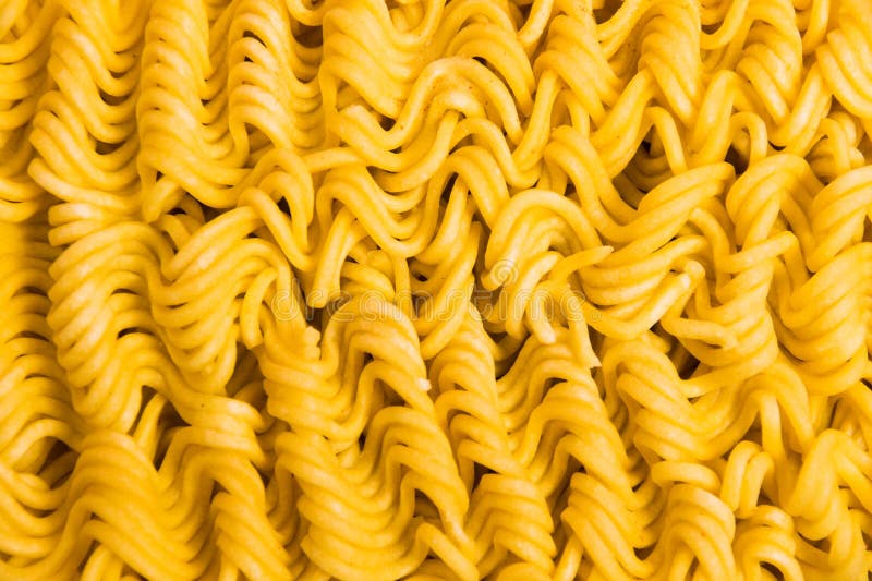Pattern, Raw Instant Noodles Macro, Flatlay. Fast Food in the Modern ...