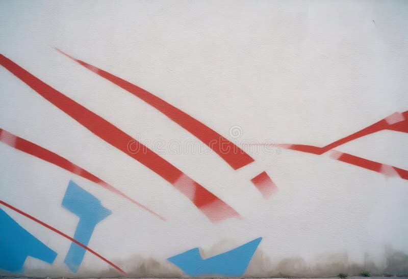 A Pattern of Red and Blue Irregular Lines Stock Illustration ...