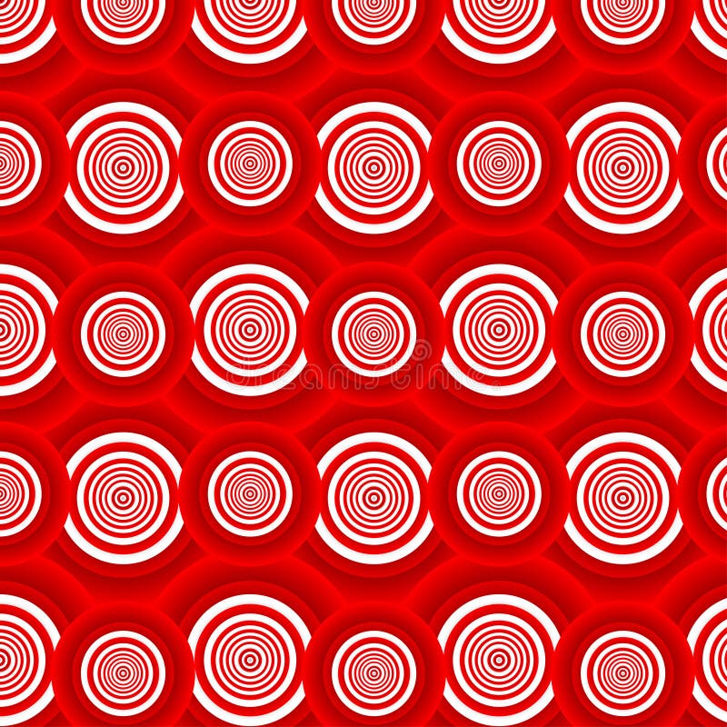 Pattern of red circles stock vector. Illustration of imagery - 80072971
