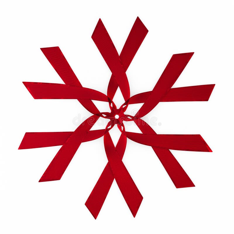 Pattern of Red Ribbon stock illustration. Illustration of foundation ...