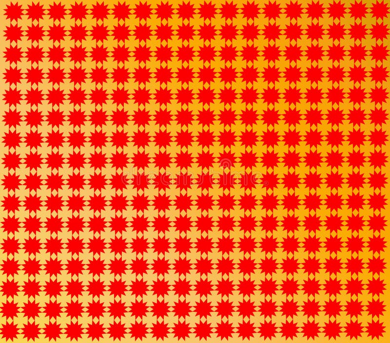 Pattern from Red Shapes Like Laces Stock Illustration - Illustration of ...