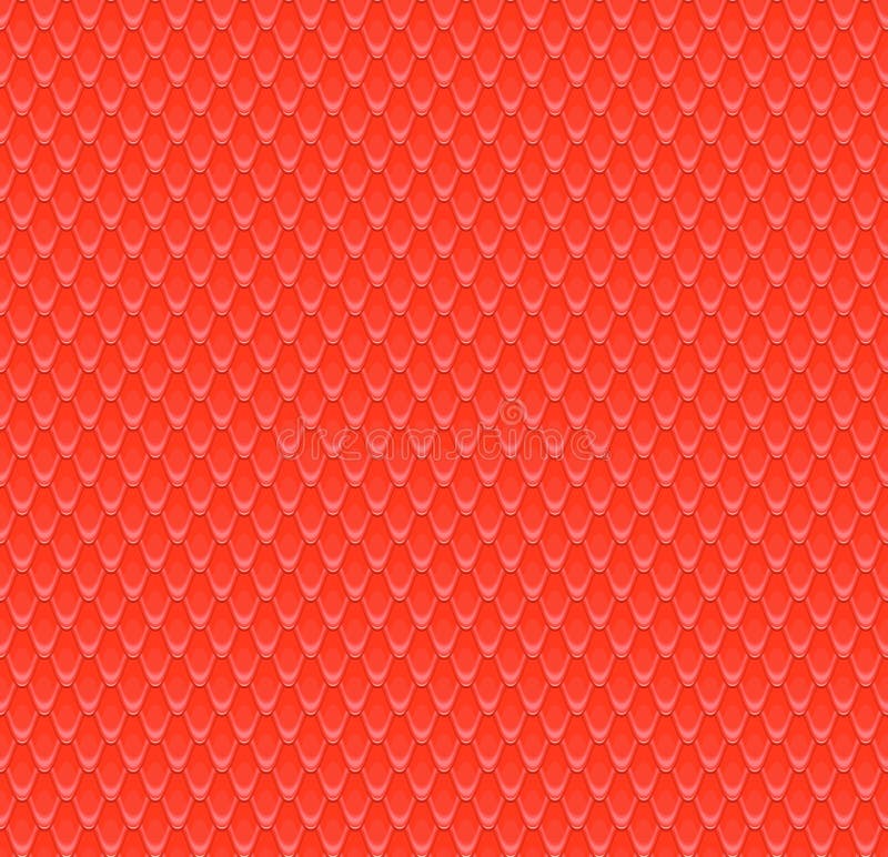 Pattern red volume scales stock vector. Illustration of reptile - 50190757