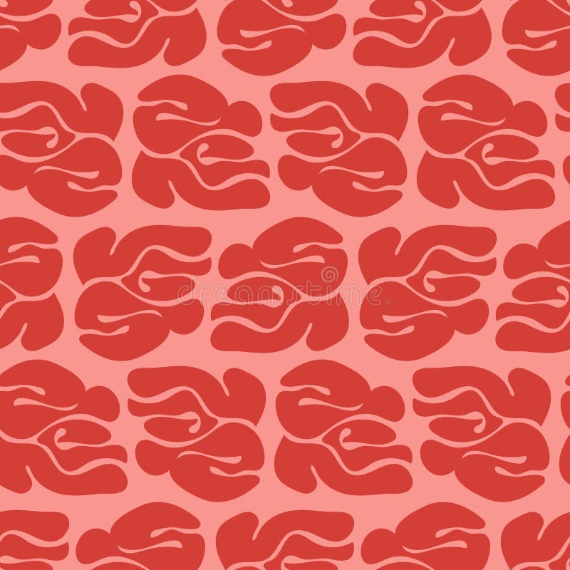 A Pattern in the Form of Cartoon Pink Boots for a Cowgirl, a Hat ...