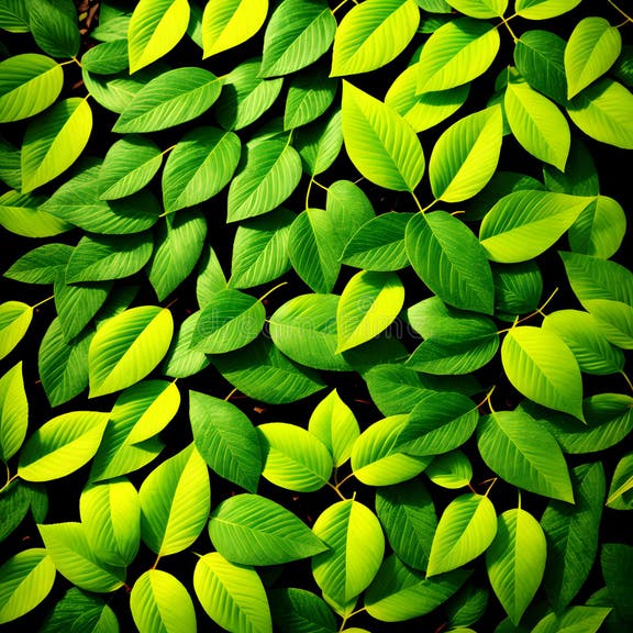 Pattern Repetition Leaf Concept Background Display Spring Summer Leaves ...