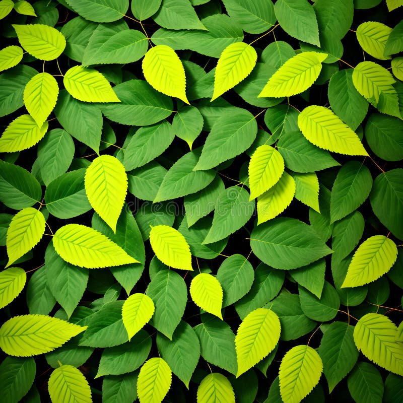 Pattern Repetition Leaf Concept Background Display Spring Summer Leaves ...