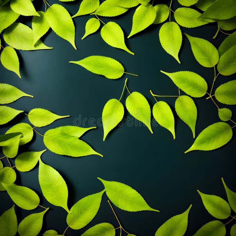 Pattern Repetition Leaf Concept Background Display Spring Summer Leaves ...