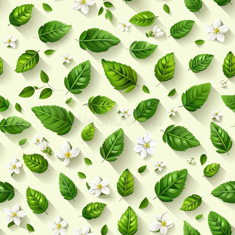 Pattern and Repetition of Spring Small White Flowers, Background of ...