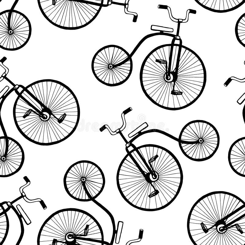 Big Wheel Small Bicycle Stock Illustrations – 382 Big Wheel Small ...