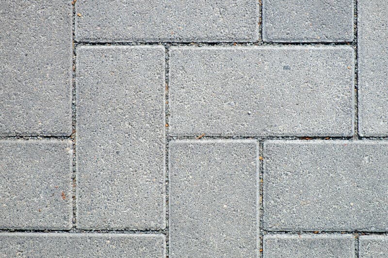 Pattern of Rgrey Concrete Brick Layers at the Floor Stock Photo - Image ...