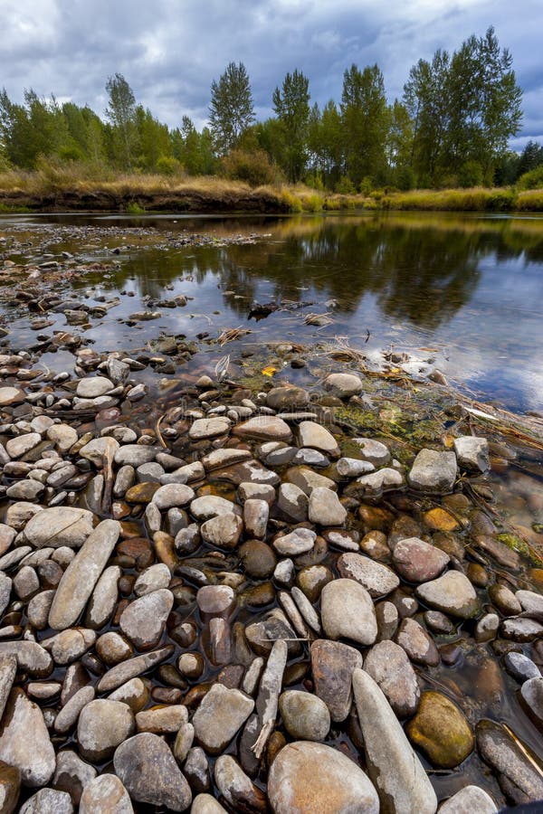 Pattern of Rocks in River Bed. Stock Photo - Image of mountain, view ...