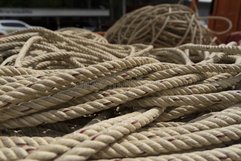 Pattern rope is stacked stock image. Image of roll, closeup - 194622071