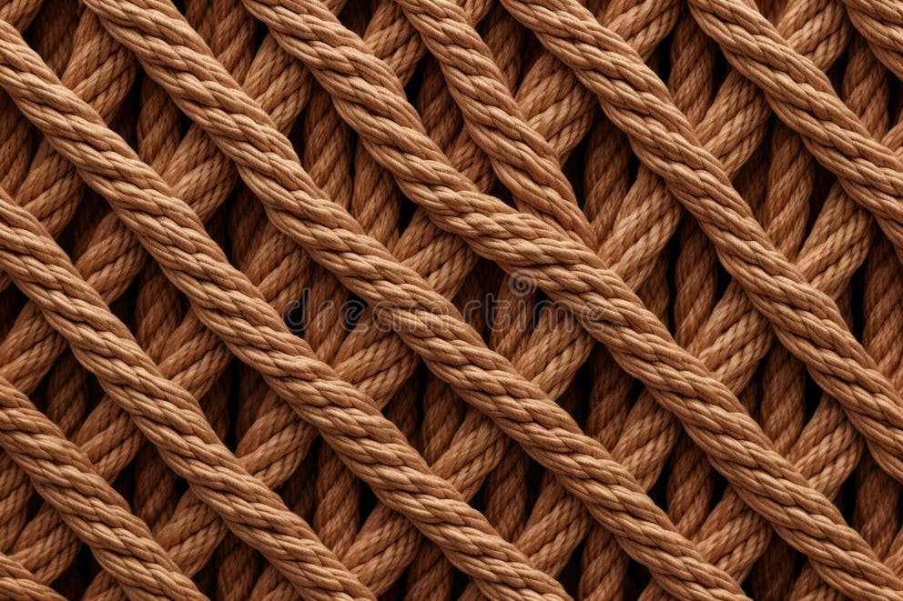 Pattern of Ropes Close Up Very Detailed Strings Background Stock ...