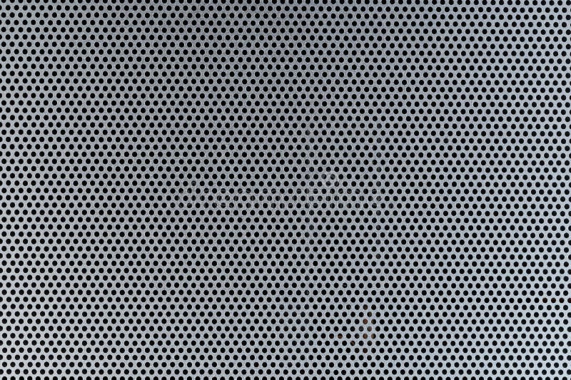Pattern of Round Holes in Metal Stock Photo - Image of blank, element ...
