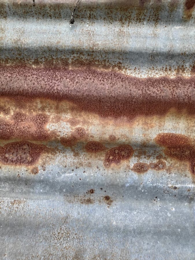 The Pattern of Rust Stains. Stock Image - Image of blue, brown: 186372173