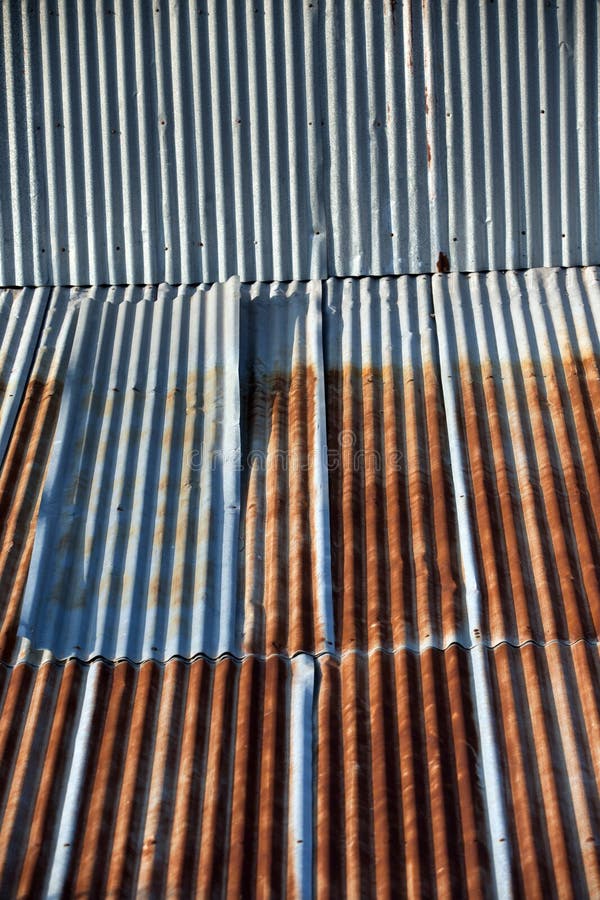 Pattern of Rusted Galvanized Iron Plate , Old Rusty Zinc Plate R Stock ...
