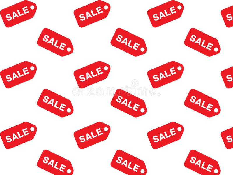 Pattern Sale. Vector Flat Illustration Stock Vector - Illustration of ...