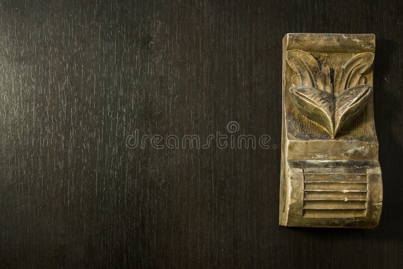 Pattern sculpted in wood stock photo. Image of beautiful - 106645404